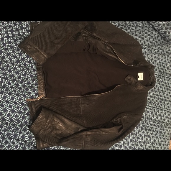 Armani Collezioni | Jackets & Coats | Armani Collezioni Leather Jacket ...
